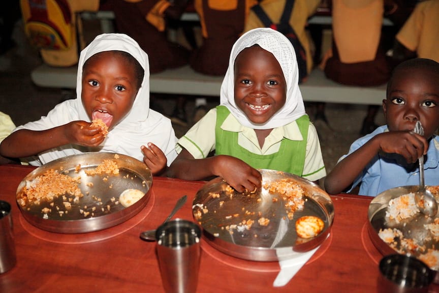 Government and Education Leaders Praise Food for People in Ghana - TPRF.org